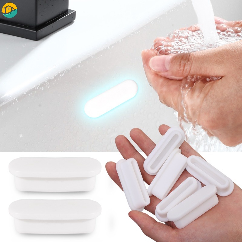 1/3/5Pcs Durable Silicone Wash Basin Overflow Ring Square/ Round Cover ...