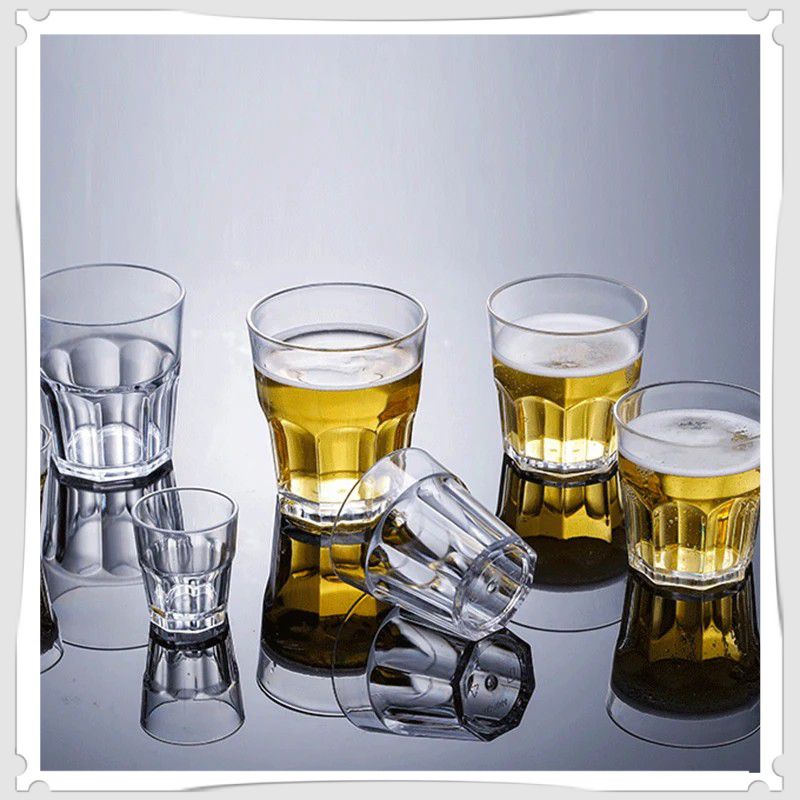 Mini Wine Cups Clear Acrylic Whiskey Cups Spirits Cups Wine Tumblers ...
