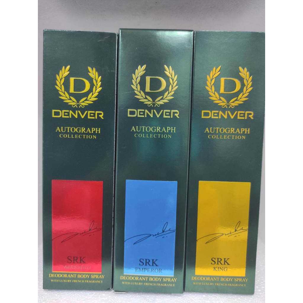 DENVER AUTOGRAPH COLLECTION SPRAY 140ML | Shopee Malaysia