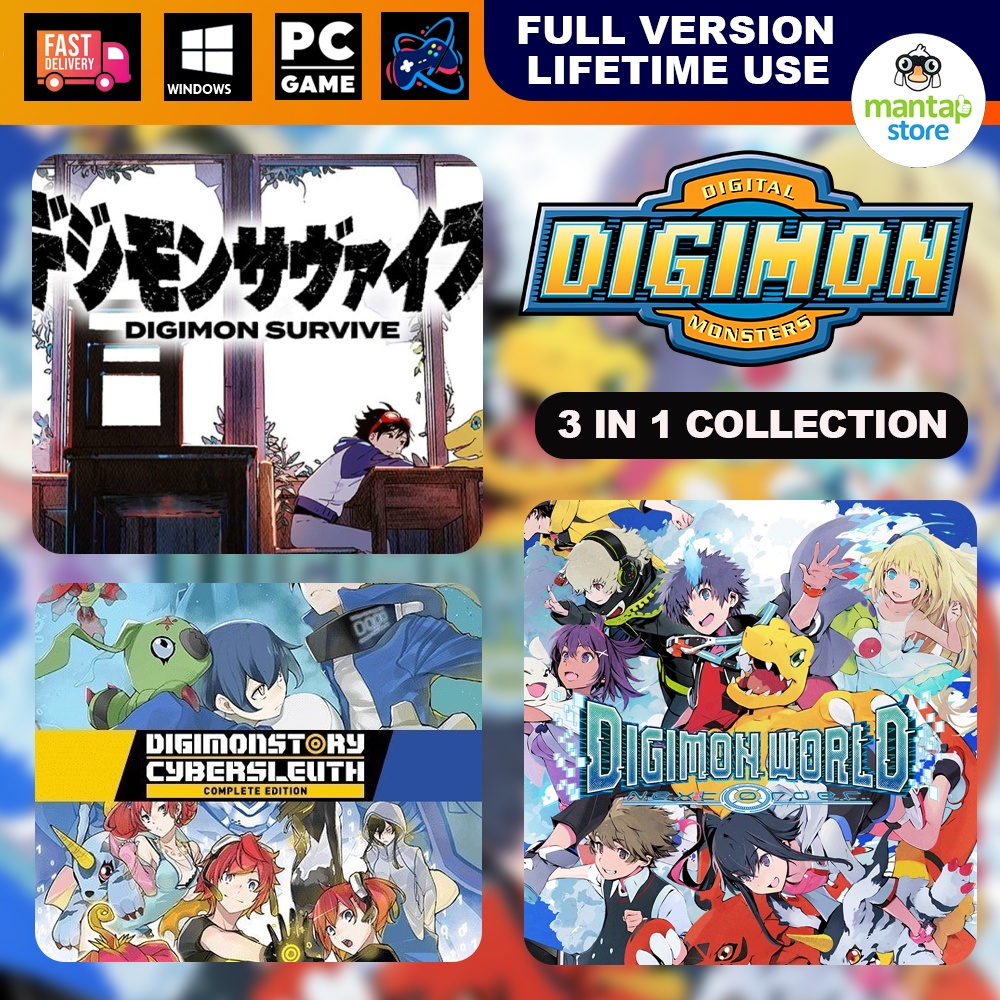 Digimon Complete Collections Windows PC 🔥[ PC DIGITAL GAMES ]🔥[ OFFLINE ...