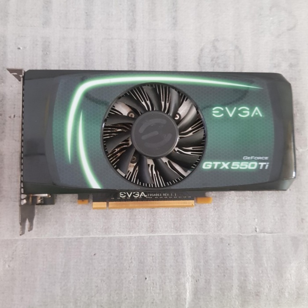 Evga GeForce GTX 550Ti GTX 550Ti 1GB GDDR5 Minus Doesn't Show | Shopee ...