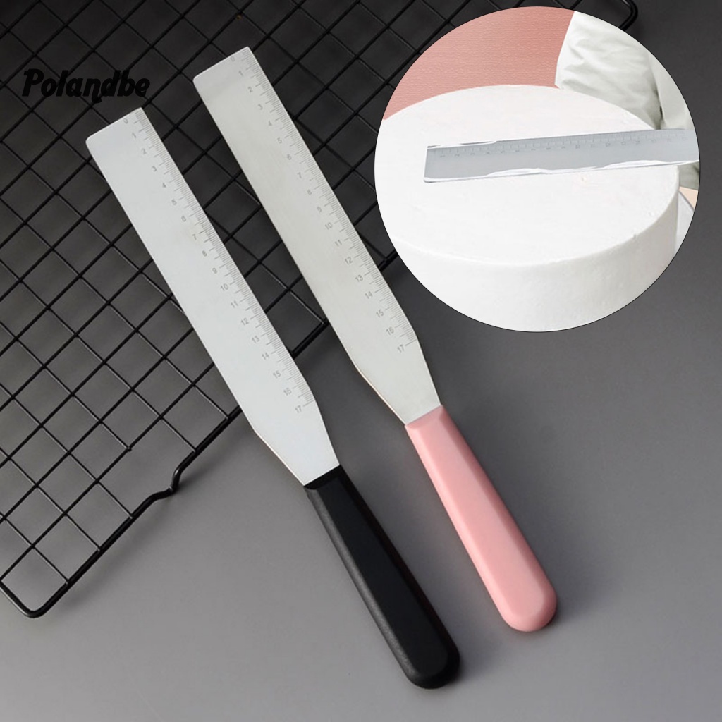 Stainless Steel Cake Spatula Butter Cream Frosting Knife Smoother ...
