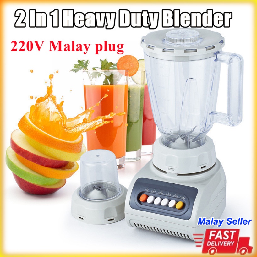 1.5L Blender Heavy Duty Countertop Mixer with Jug Multifunctional Juice ...
