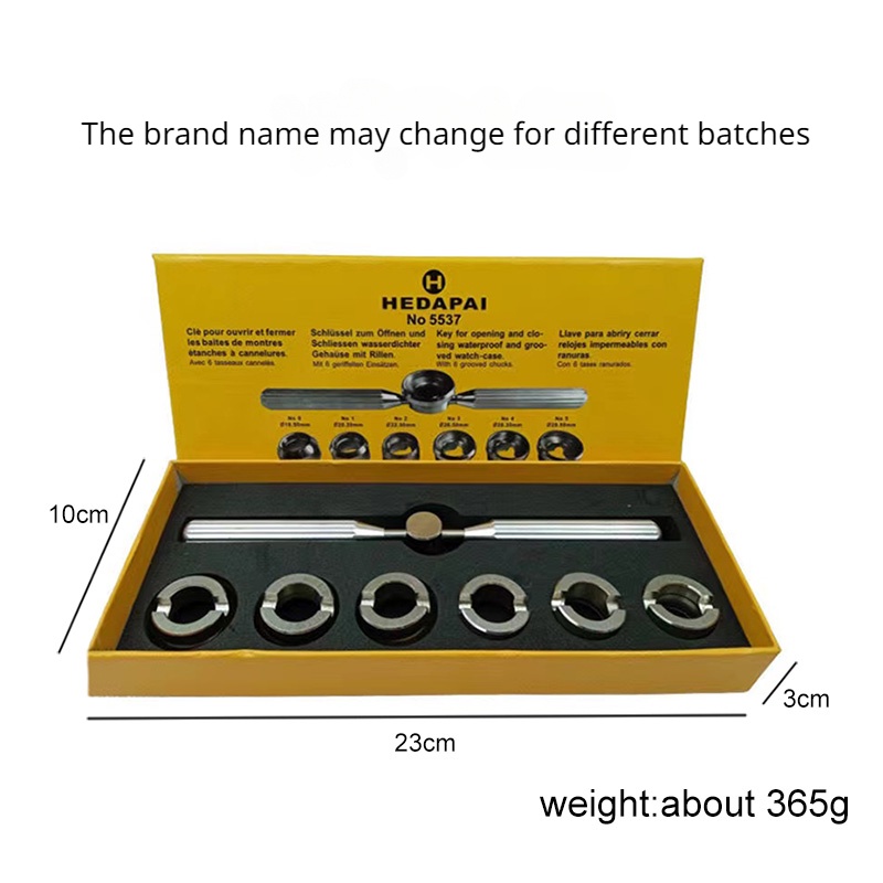 Watch Repair Tool 5537 6-head Watch Opener Open Back Cover for Grooved ...