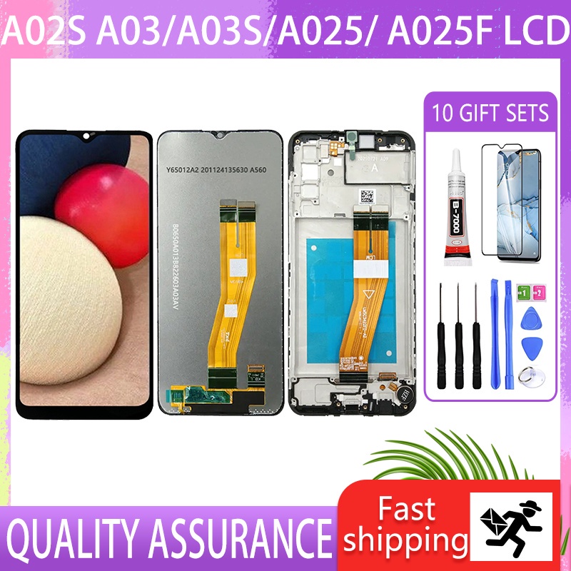 Original For Samsung Galaxy A02s A03/A03S/A025/ A025F LCD Touch Screen Digitizer Assembly ...