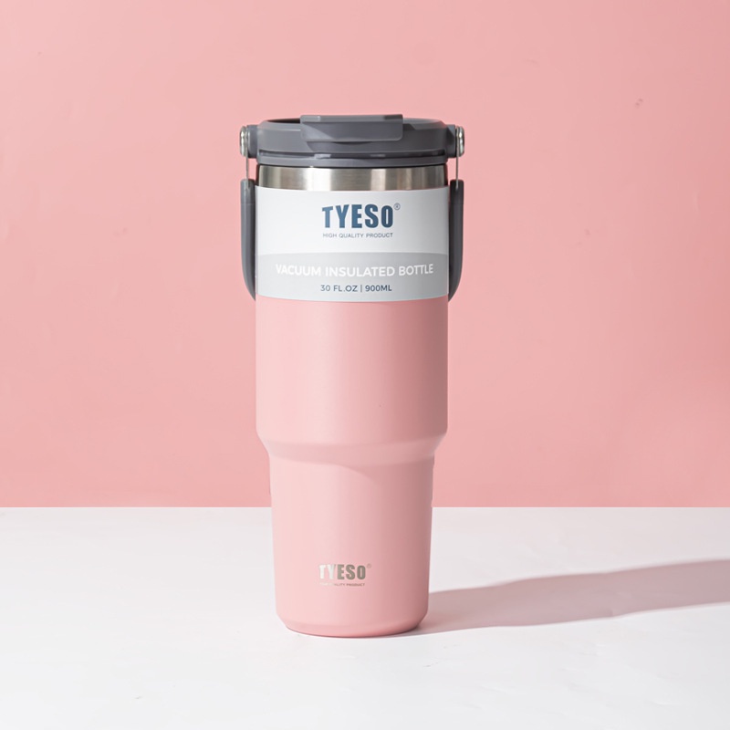 Original Tyeso 600ML Tumbler with Handle Custom Name 2 Way Drink Cold Hot Thumbler Botol Air ...