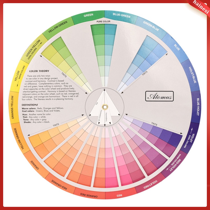 Gradient Color Wheel Circle Paint Colour Art Supplies Board Chart ...