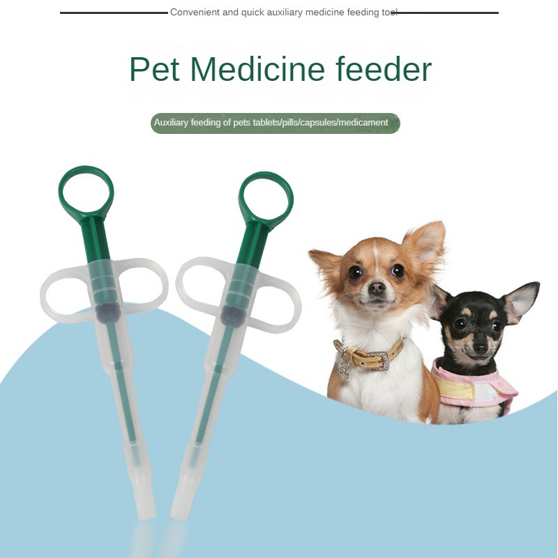 Pet pill plunger Popper untuk kucing kecil anjing pill gun dispenser ...