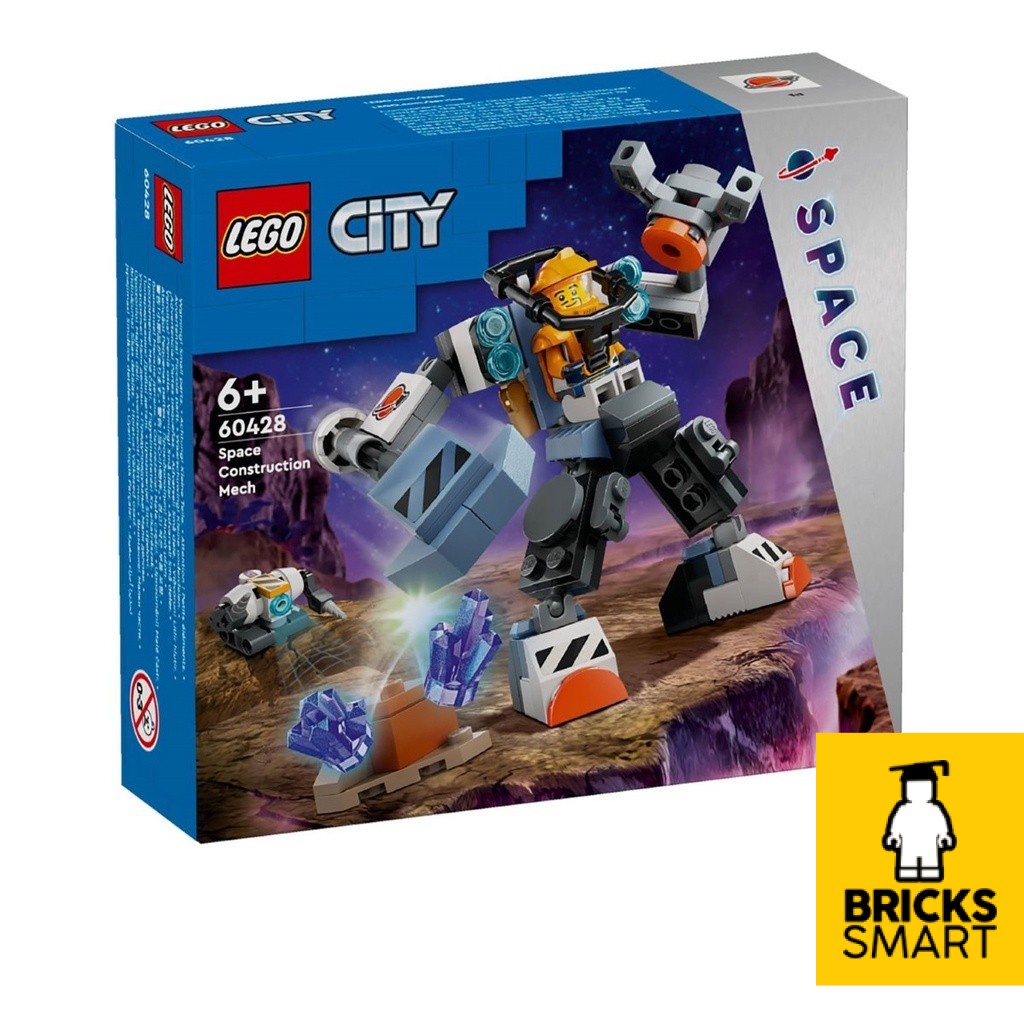 LEGO 60428 City Space Construction Mech Building Toy Set (140 Pieces ...