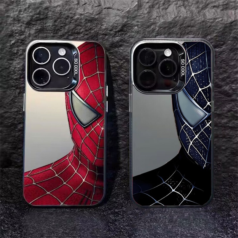 Cartoon Amine Cool Marvel Spider-Man Venom Premium IMD Matte Hard Phone ...