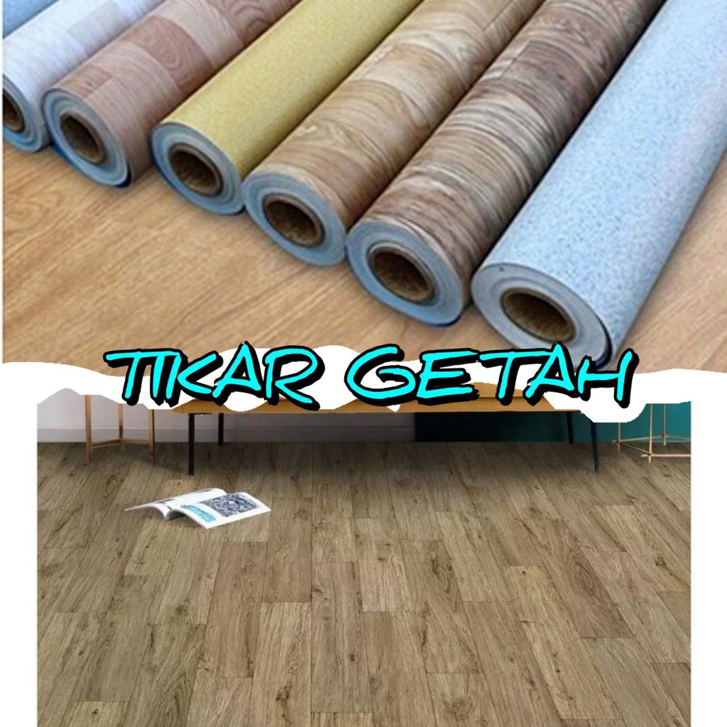 Tikar Getah Sponge ( 18m X 1.83m X 1mm ) PVC floring mat | lebar 6 kaki ...