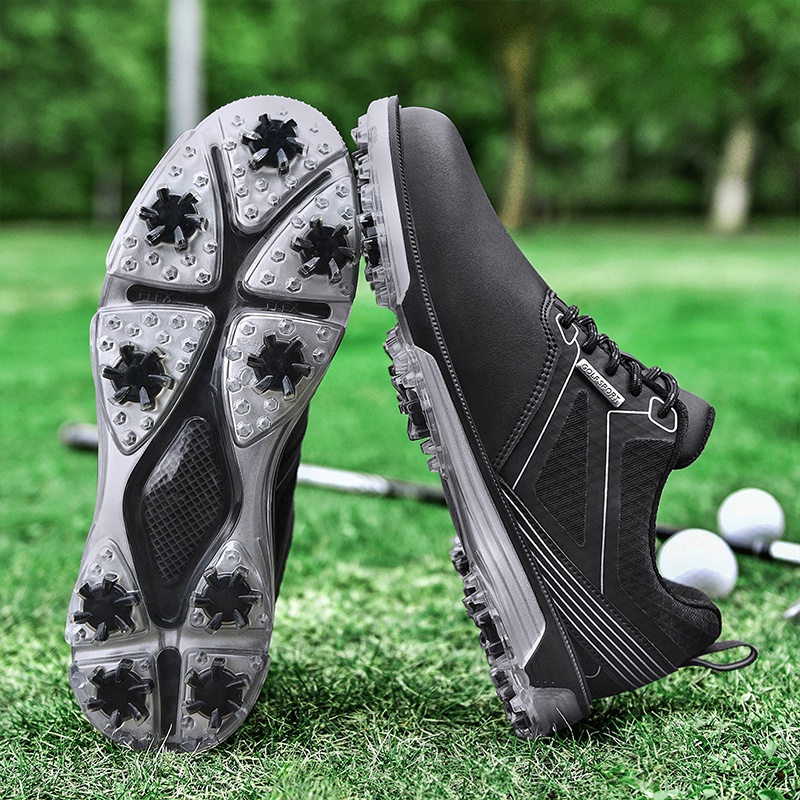 New Waterproof Golf Shoes Men Size 40 47 Luxury Golf Sneakers Outdoor Anti Slip Walking Shoes