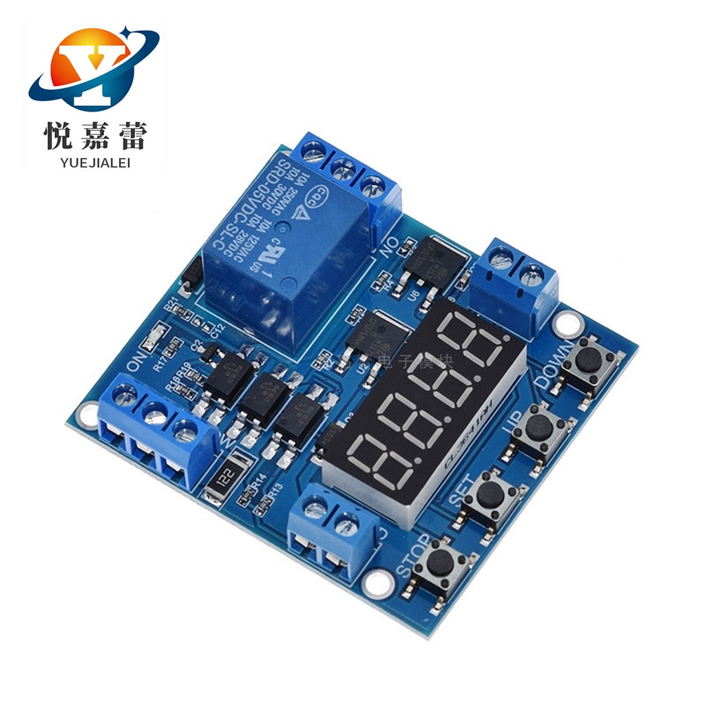 All-way Relay Module Delay Power-off Trigger Voltage Upper Lower Limit Detection Cycle Timer ...