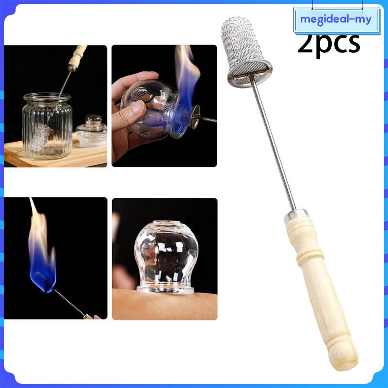 [MEGIDEALMY] 2x Cupping Torch Vacuum Cupping Fire Cupping Stick Chinese ...