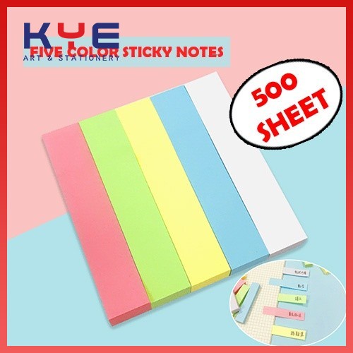 Xingli Stick Note Paper 5 Colours / Colorful Sticky Notes / Stick Note ...