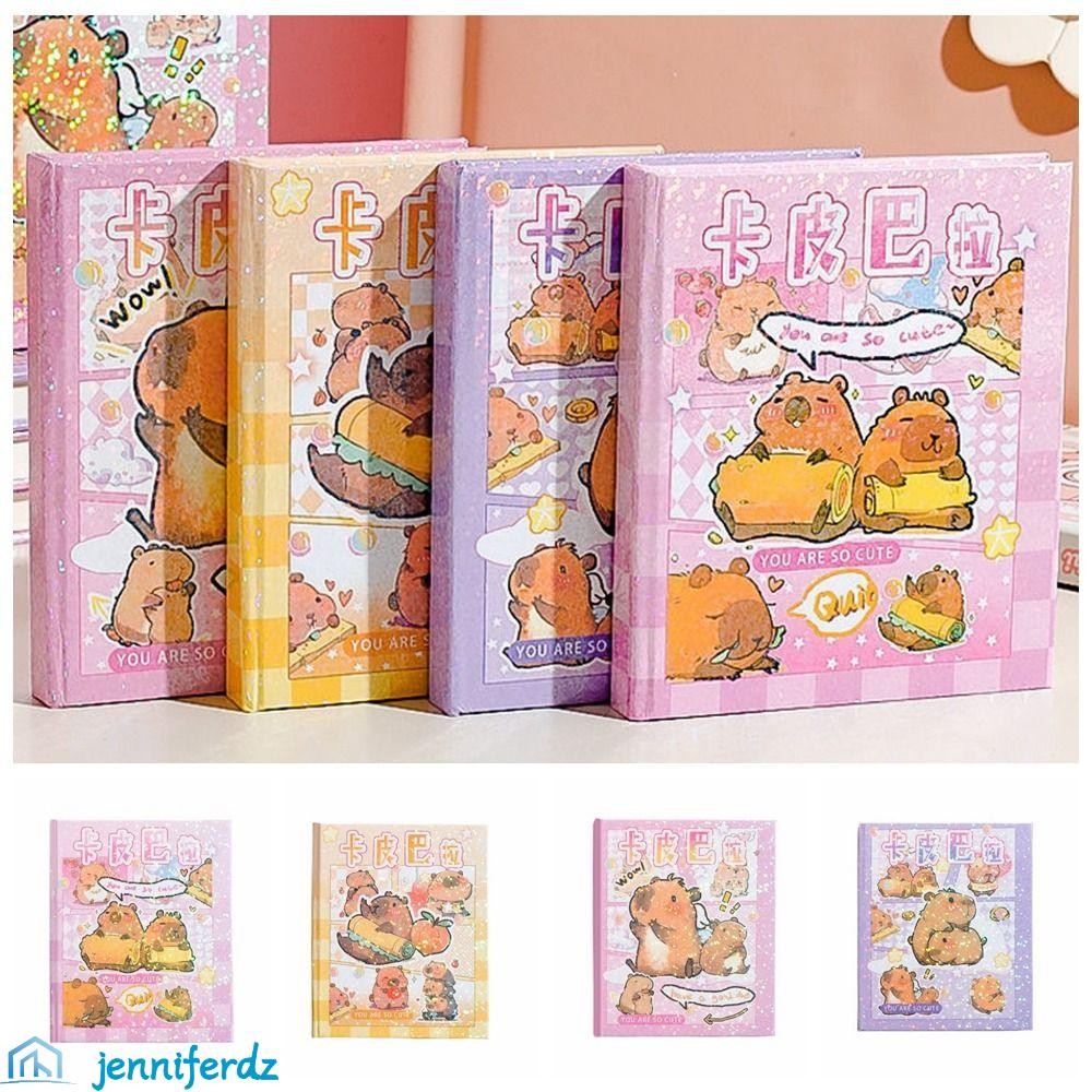 JENNIFERDZ A7 Pocket Notes, Unlined Blank Capybara Notebook, Memo Diary ...