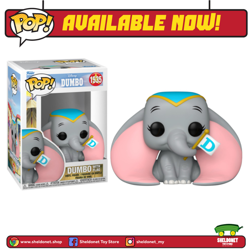 Funko Pop! Disney: Dumbo - Dumbo With Flag | Shopee Malaysia