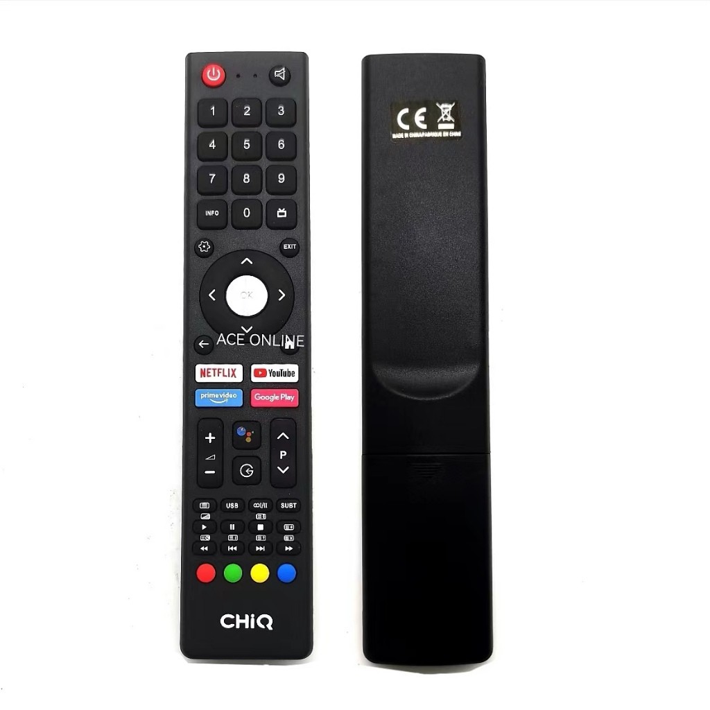 High Quality AIWA & CHIQ ANDROID SMART TV REMOTE CONTROL WITH BLUETOOTH ...