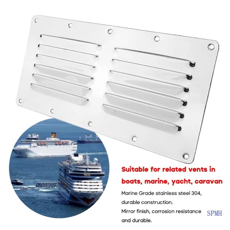 SUP Air Venting Panel 304 Stainless Steel Rectangular Louvered Vent ...