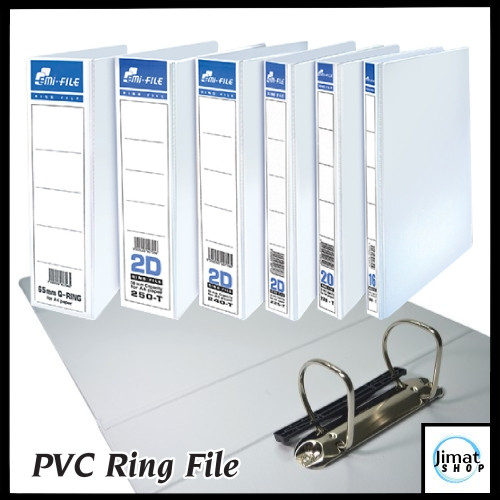 A4 2D PVC Ring File | PVC File | White File | 2D File | A4 File | Fail ...