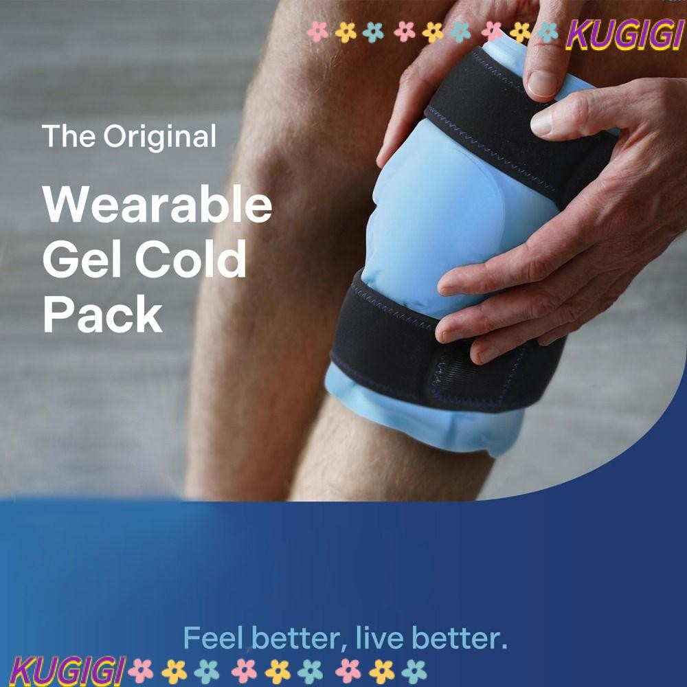 KUGIGI Ice Pack, Knee Pain Relief Leg Injuries Gel Ice Wrap, Surgery ...
