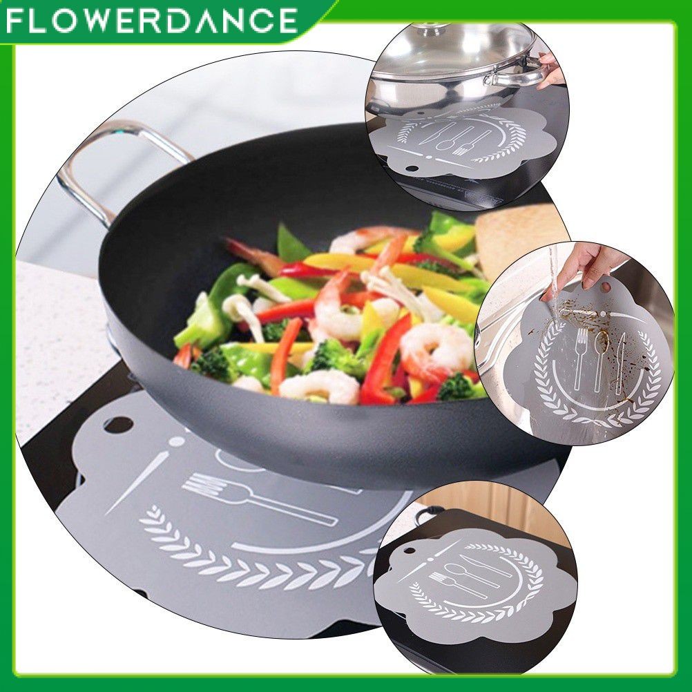 Induction Cooktop Mat Silicone Fiberglass Induction Hob Protector Mat ...