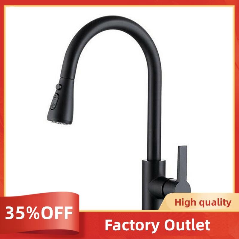 Kitchen Faucet with Pull Down Sprayer Multitask Mode Single Handle High ...