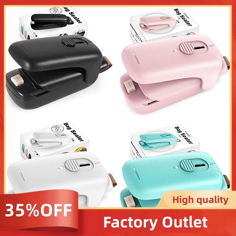 Mini Chip Bag Sealer,Handheld Heat Vacuum Sealer Cutter,Portable ...