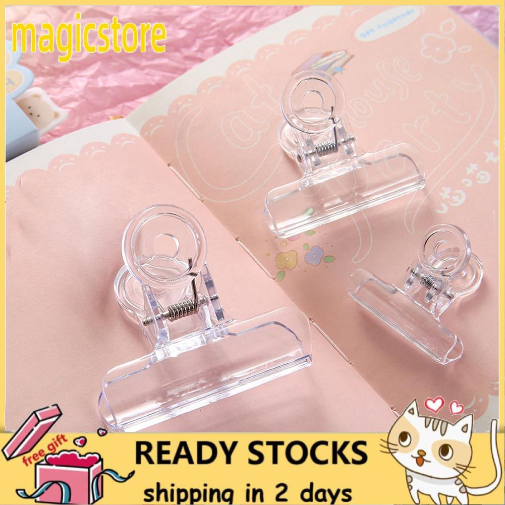Magicstore Clear Plastic Clips Clamps Multi Purpose Snack Sealing Long ...