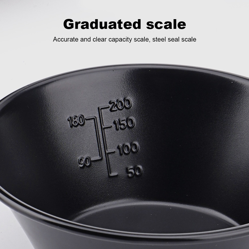 250/360ML Camping Bowl Stackable Camping Pot with Handle for Camping ...