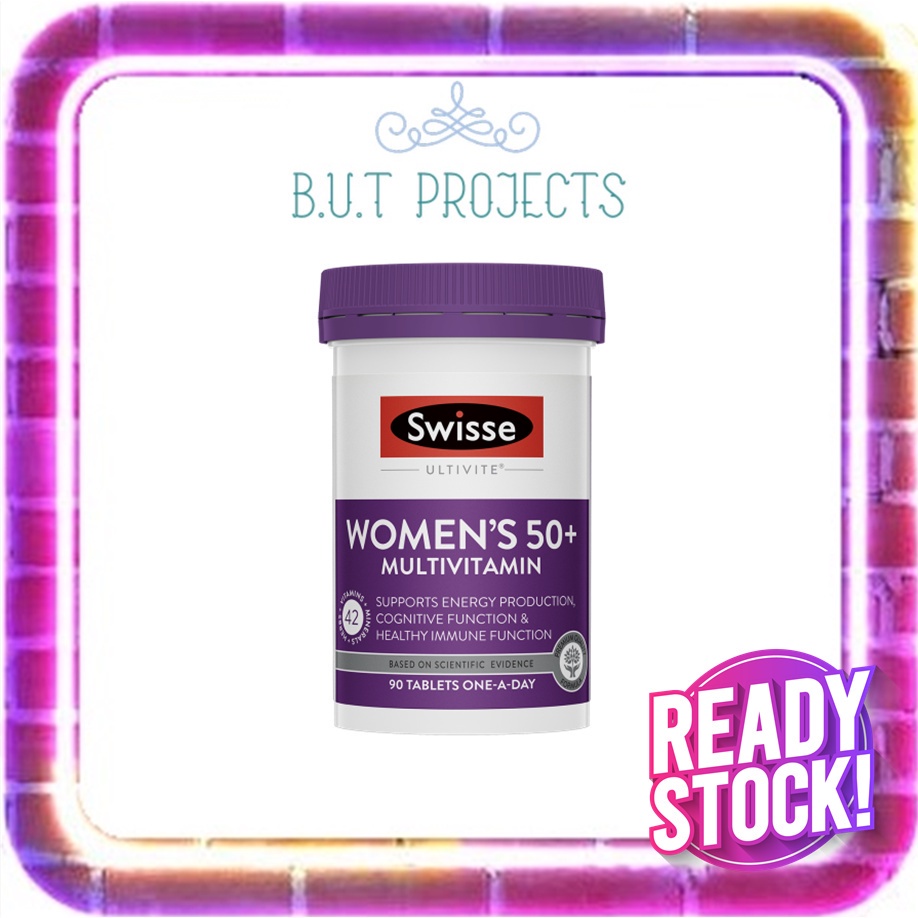 [100% IMP Date: 04/2026] Swisse 女性复合维生素 Women's Ultivite 50+ Multivitamin for 50+years ( 90 ...