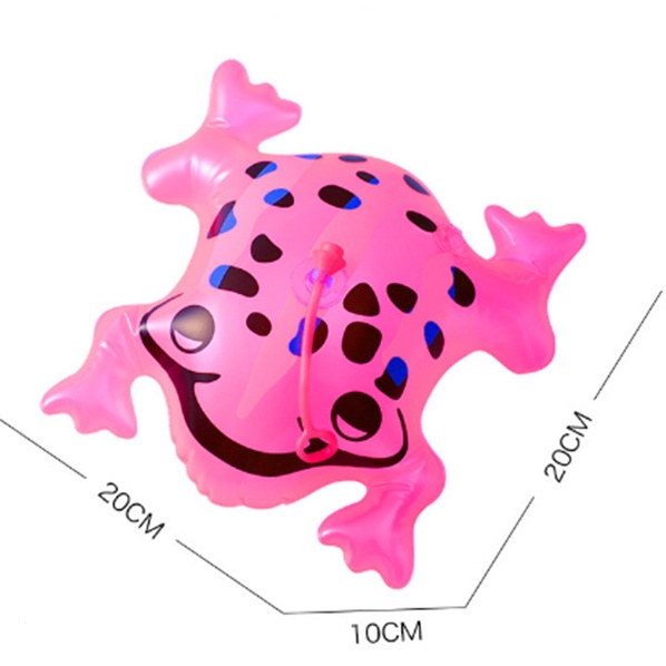 【⭐24H⭐Frogs Toy】Inflatable Shining Eyes Cartoon Frog Pink Yellow Green ...