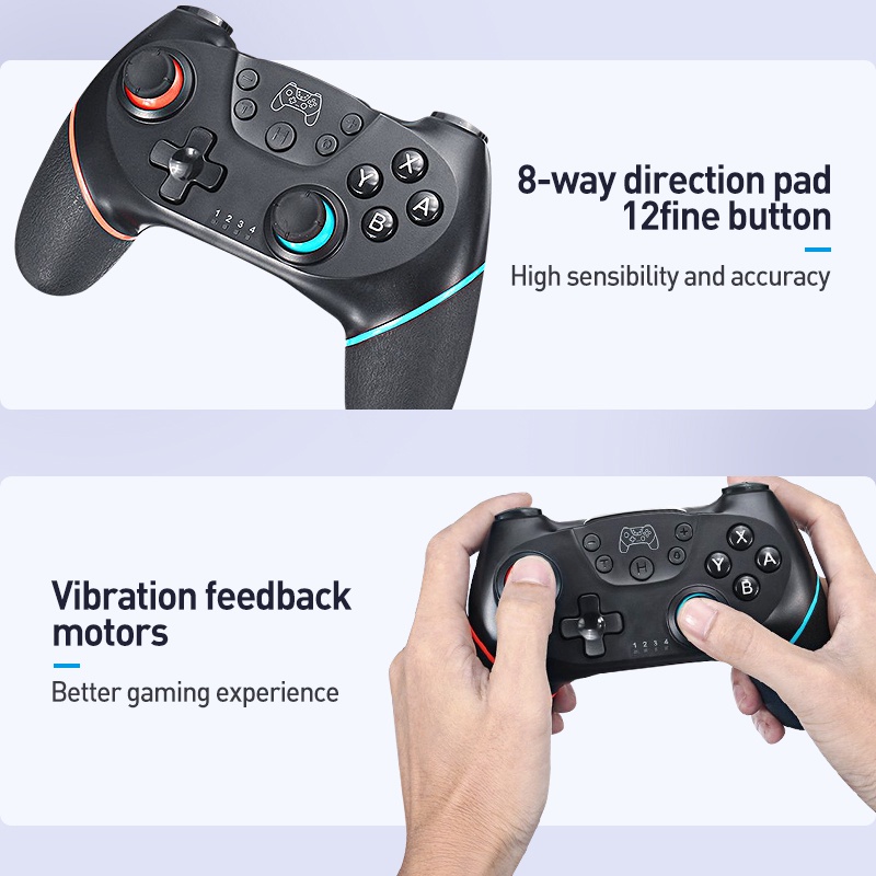 ADO Nintendo Switch & Switch Lite Switch OLED Wireless PRO Controller ...
