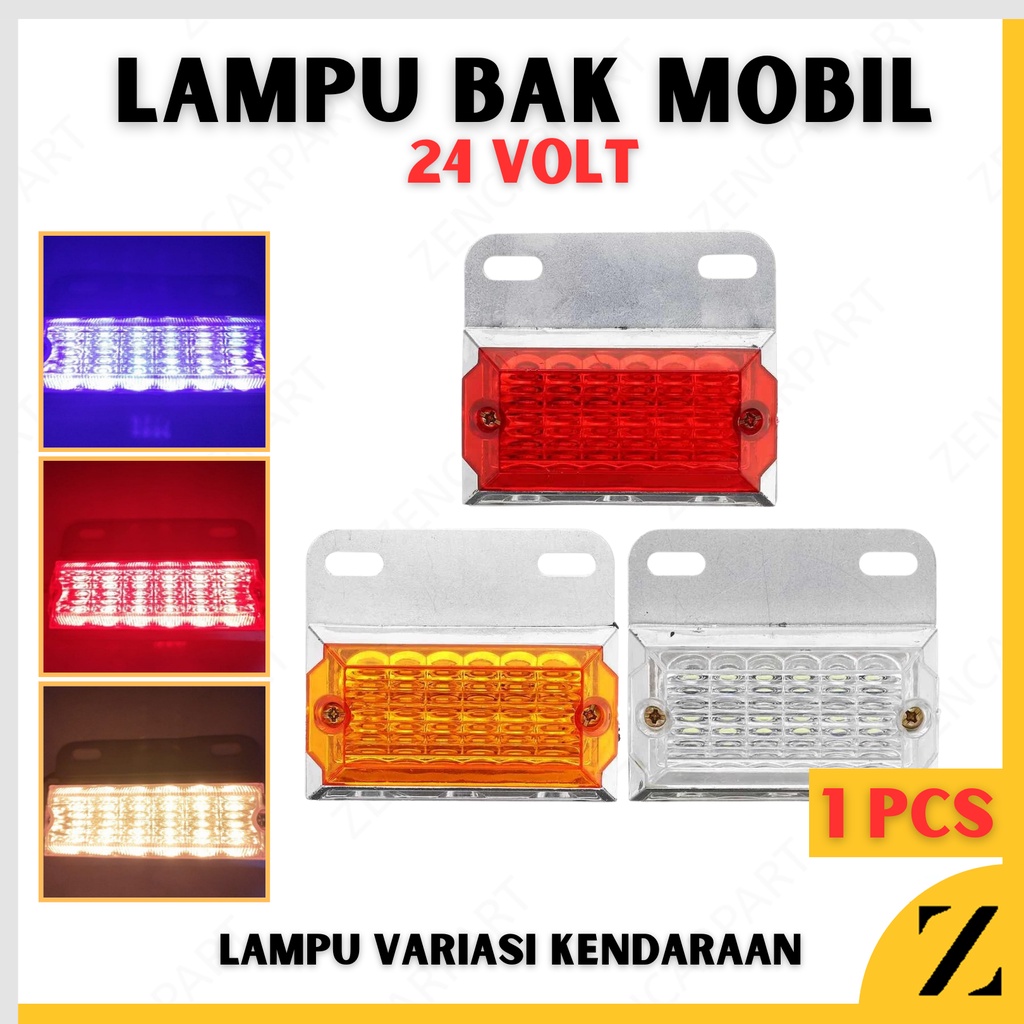 MERAH PUTIH Truck Tailgate Lights Box 24V Volt Side Tail Lights Fuso ...