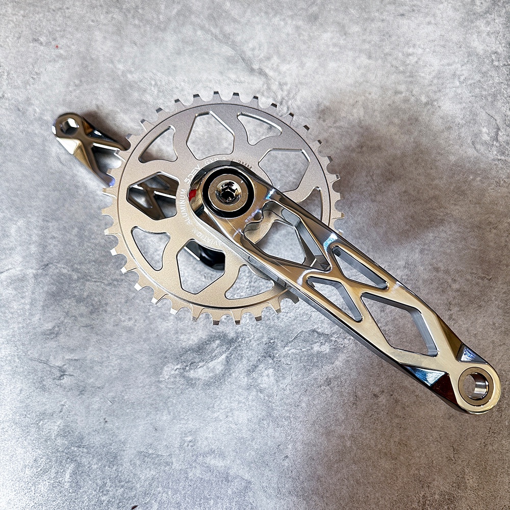 5DEV MTB CRANKSET R-SPEC Trail Enduro Bicycle Hollow Bike Crank Spindle ...