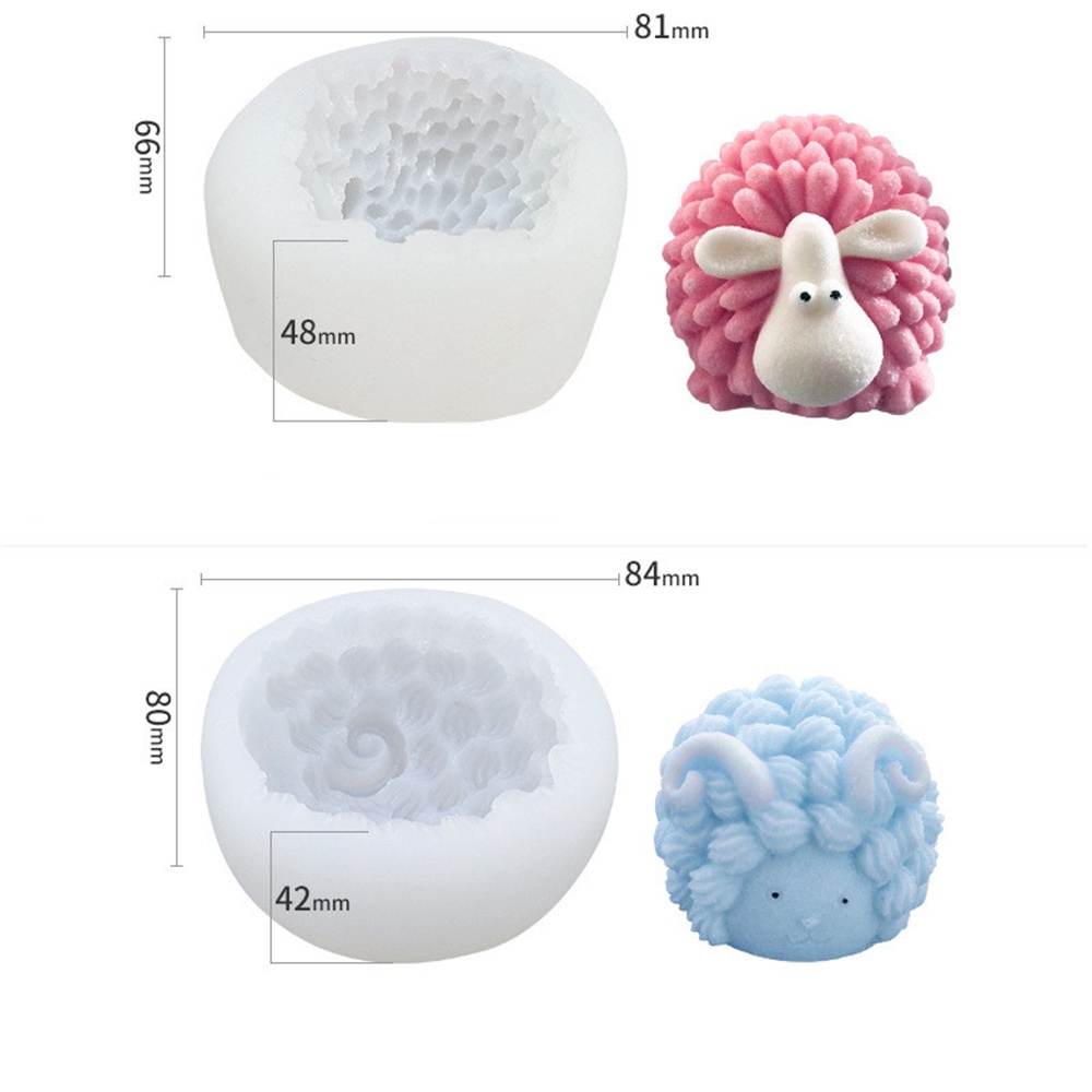 Goat Theme Silicone Mold Sheep Fondant Molds Cake Decorating Tools ...