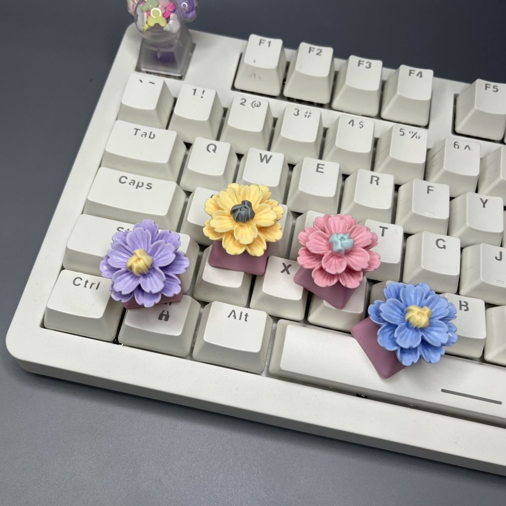 Transparent R4 ESC Personalized Keycap Flower Transparent Mechanical ...