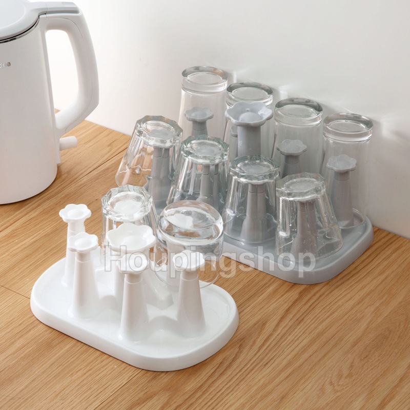 Cup Stand Holder Coffee Cup Drying Rack Shelf Upside-down Cup Drain ...