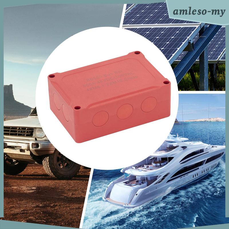 [AmlesoMY] 500A 48V Busbar Distribution Block, Terminal | Shopee Malaysia