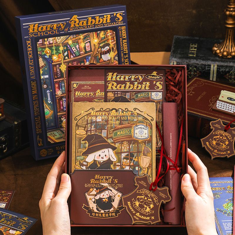 Cartoon Cute Handbook Hand Letter Set Gift Box ins High-value Student ...