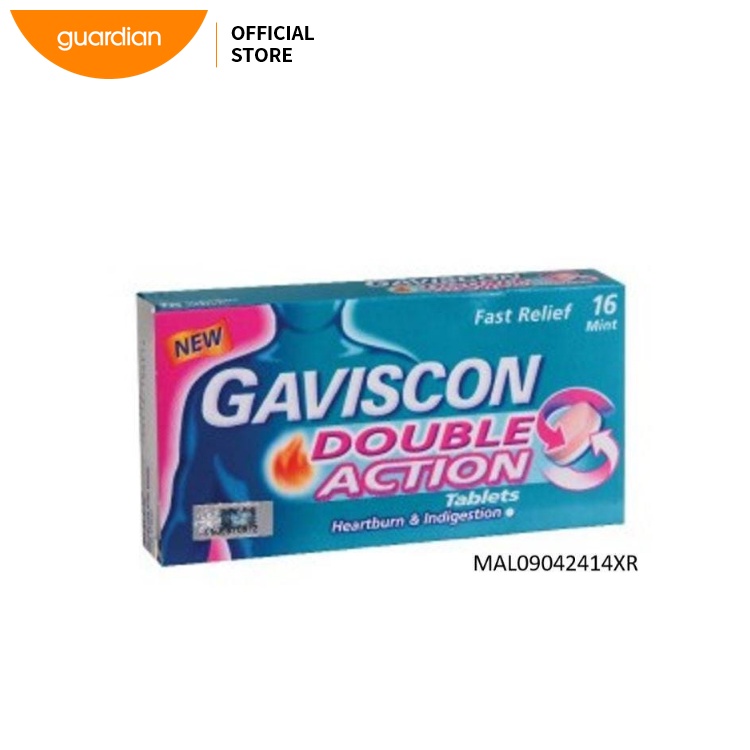 **Gaviscon Double Action Tablet 250mg 16s | Shopee Malaysia