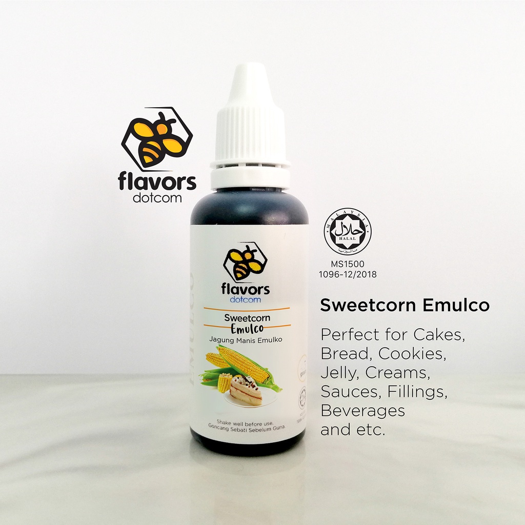 Oil Soluble Emulco - Sweetcorn 40g / Jagung Manis 油溶性香精色素 - 甜玉米 / 玉蜀黍 ...