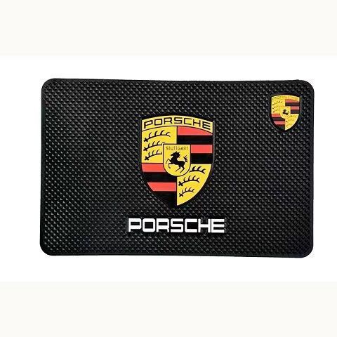 PORSCHE LOGO anti-slip mat macan Cayenne Cayman taycan 718 Boxster 911 ...
