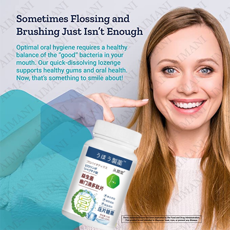 Oral Probiotic Chewable Tablets Improve Mouth Disease Throat Discomfort ...