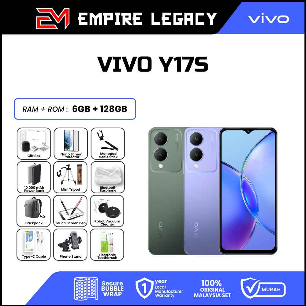 VIVO Y17s [6GB RAM 128GB ROM] - Original VIVO Malaysia | Shopee Malaysia