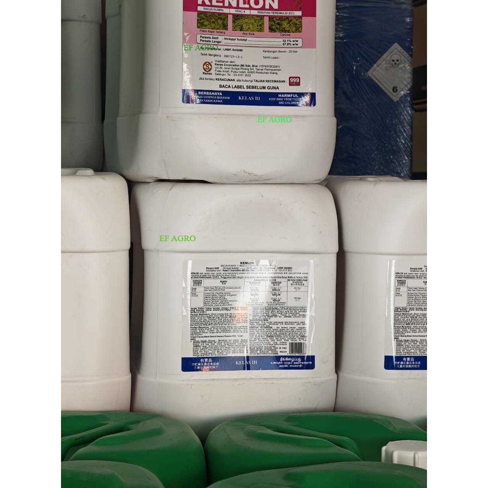 20L Kenlon - Racun Rumput Rumpai Herbicide (One drum for one order only ...