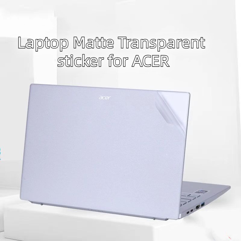 Sticker Laptop Matte Transparent Sides Skin 14'' 15.6'' 16'' Inch Case ...