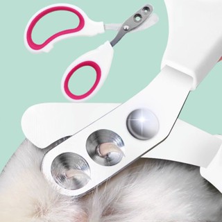 Pet Rabbit Cat Nail Clippers Cat Scissors with Double Holes Dog Scissors Nail Clippers Nail ...