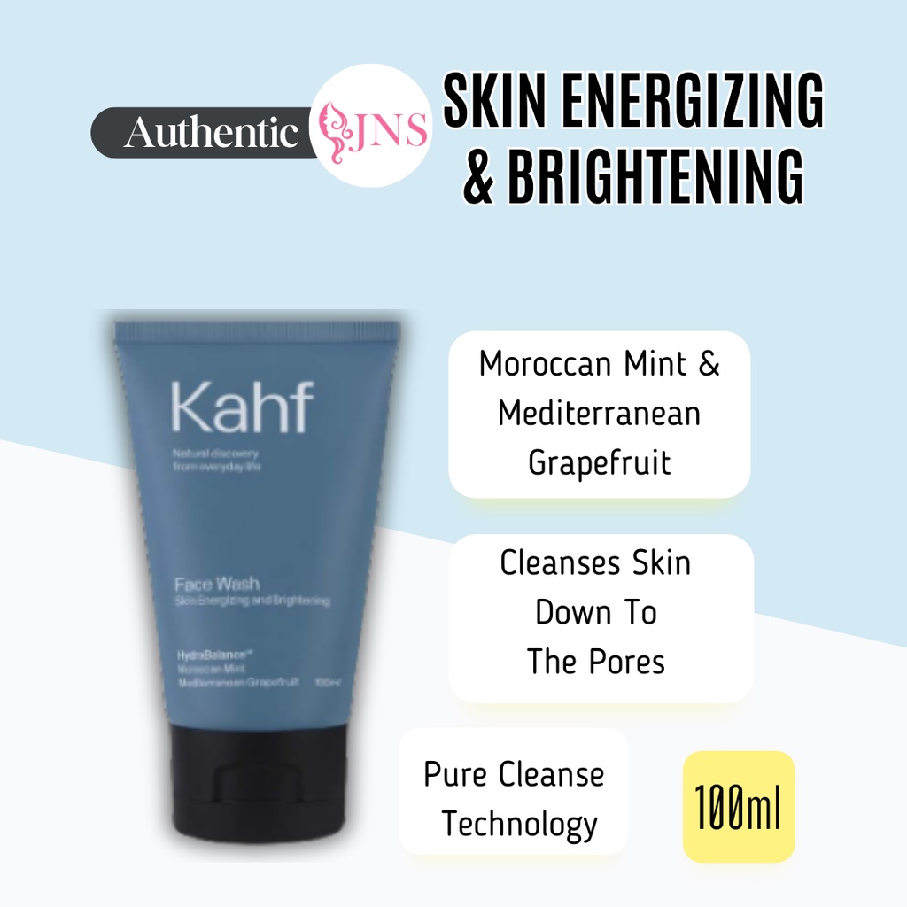 Kahf Skin Energizing & Brightening Face Wash / Men Wash Facial Cleanser ...