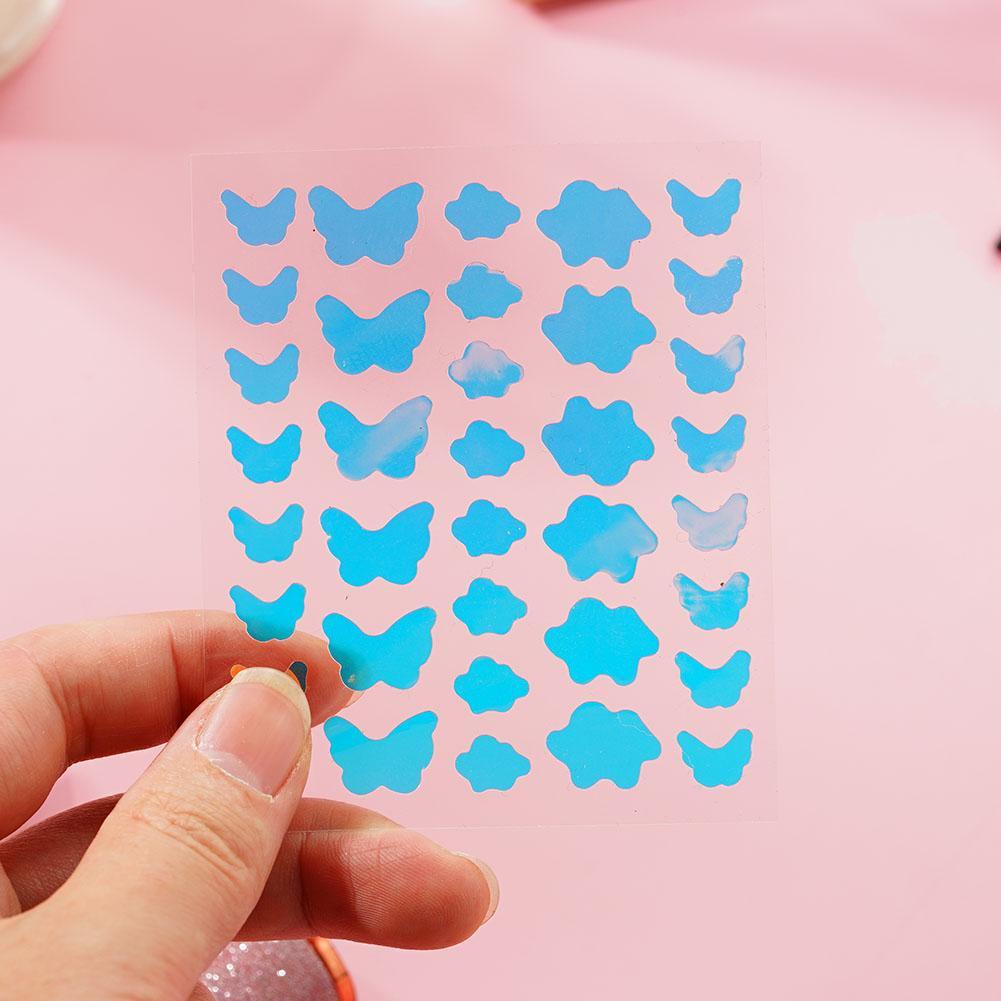 36pcs Holographic Laser Colorful Acne Patch Cute Face Stickers ...